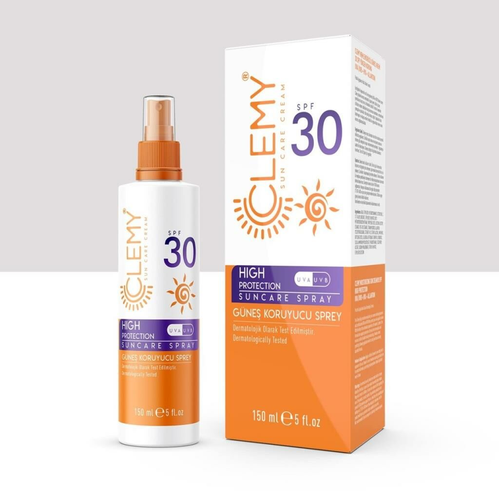 Clemy Güneş Koruyucu Sprey Spf 30+ 150 ML