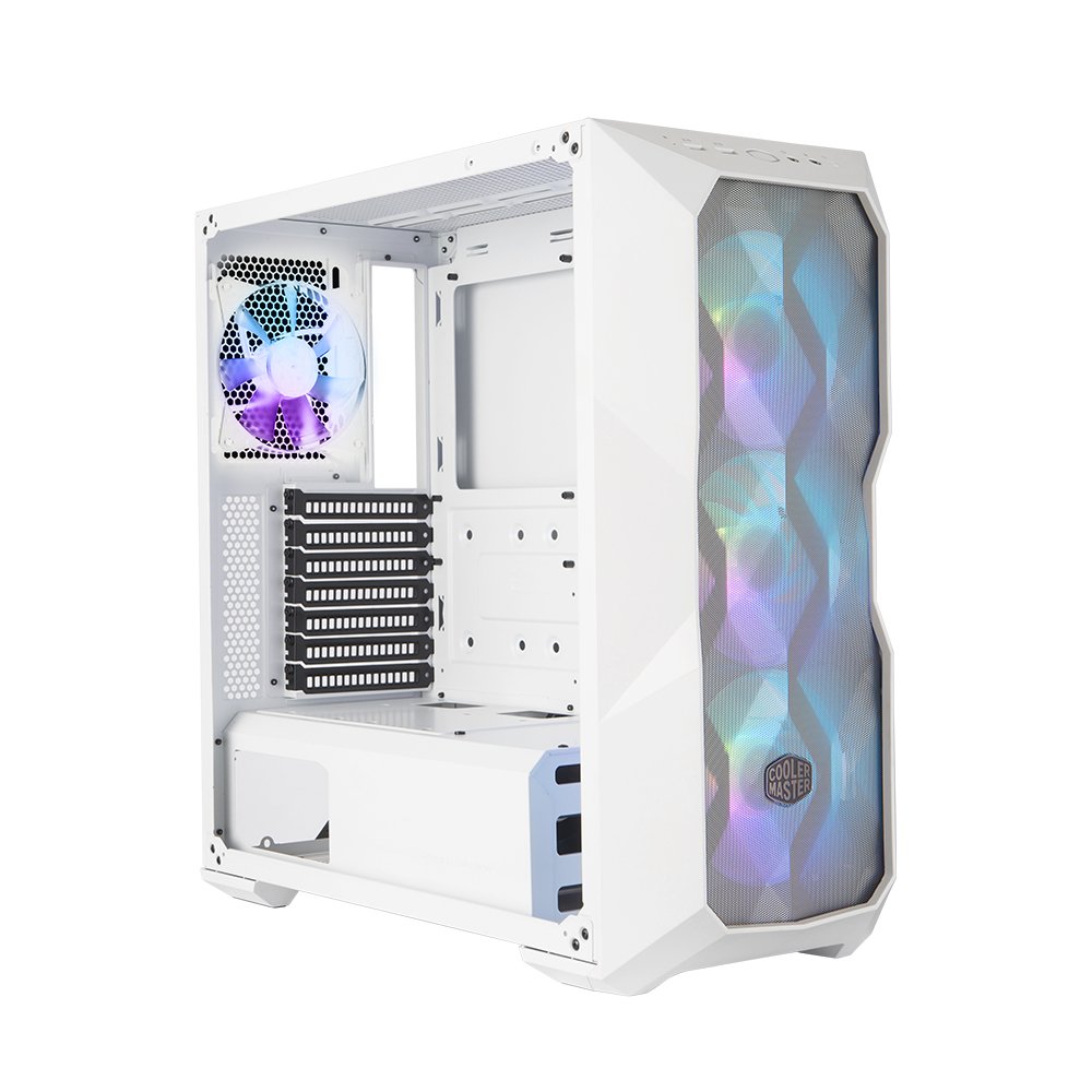 CM MasterBox TD500 Beyaz ARGB 4x120mm Fanlı, Tempered Glass, Kristal ...