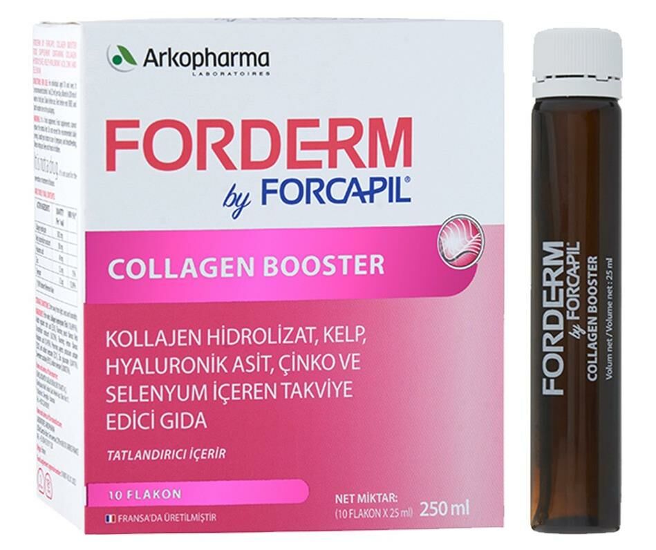 Forcapil Forderm Collagen Booster 10 Adet x 25ml - Visante