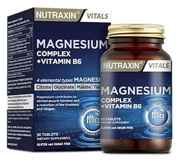 Nutraxin Magnesium Complex 60 Tablet - Visante