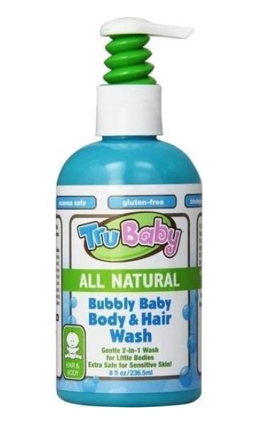 TruBaby Bubbly Baby Wash 236ml | Doğal Saç ve Vücut Şampuanı - Visante