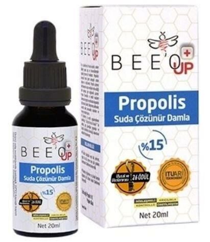 Beeo'Up Propolis %15 Propolis Suda Çözünebilir Damla 20ml - Visante