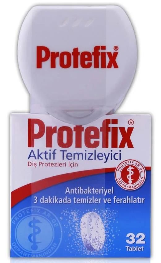 Protefix Diş Protezleri Temizleyici 32 Tablet - Visante