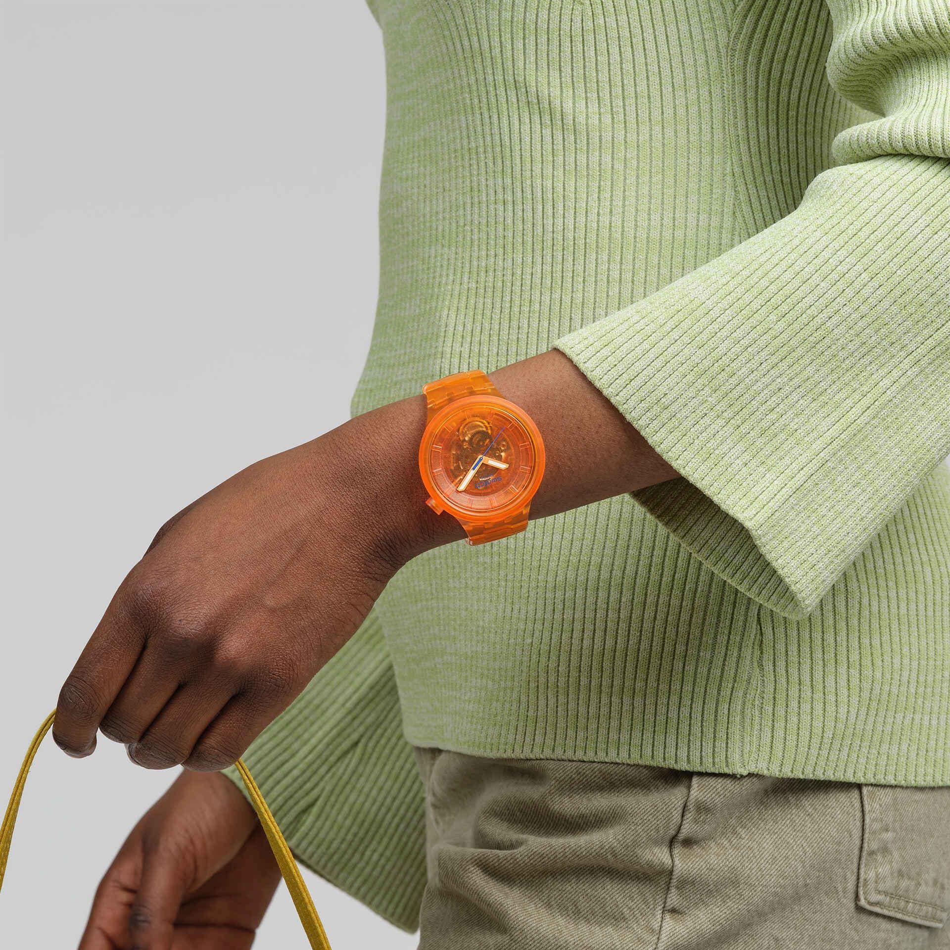 Swatch SB05O103 ORANGE JOY Kol Saati