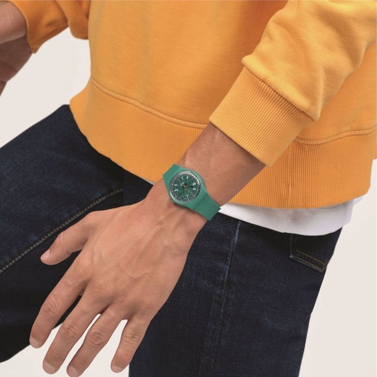 Swatch Photonic Turquois Bayan Kol Saati SO28G108