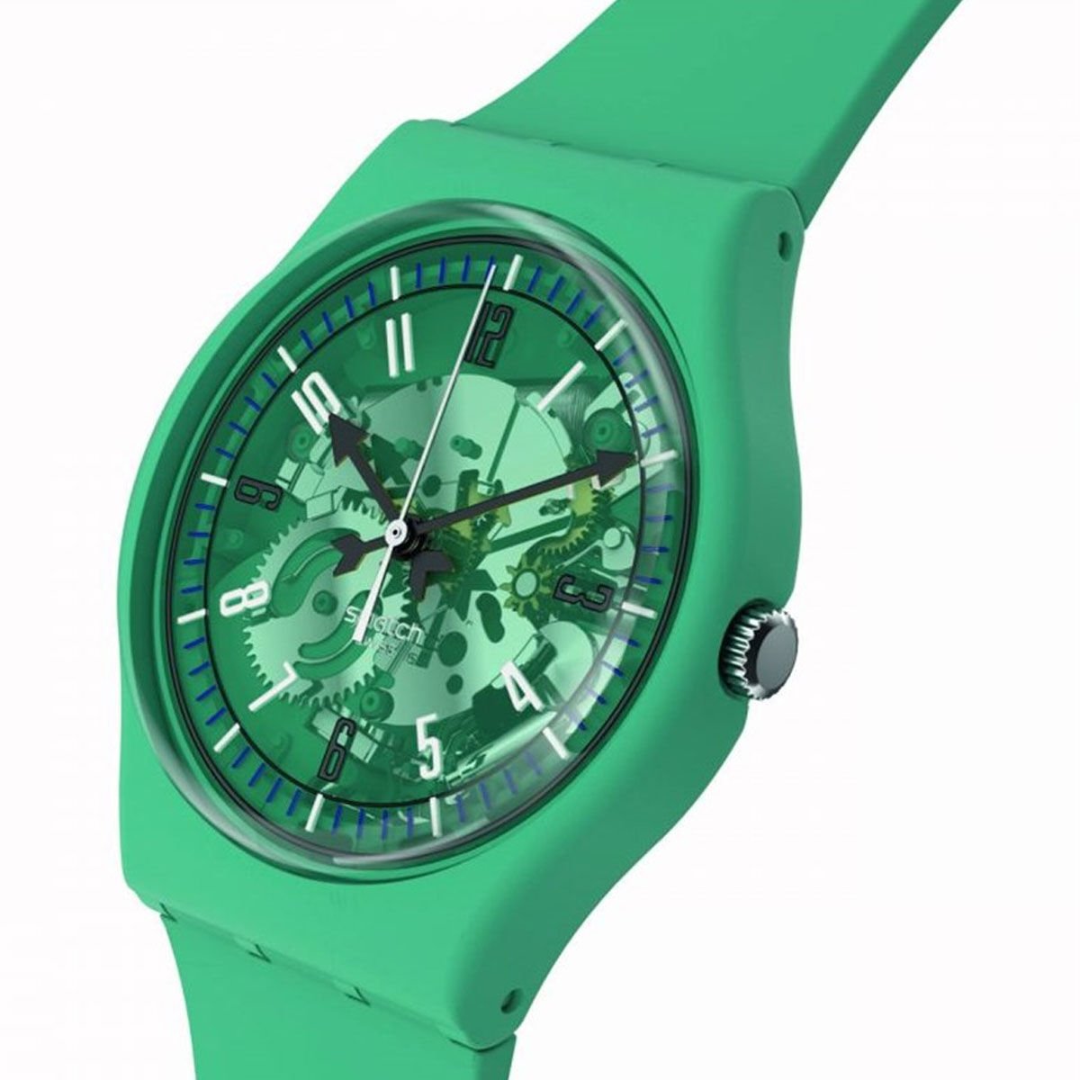 Swatch Photonic Turquois Bayan Kol Saati SO28G108