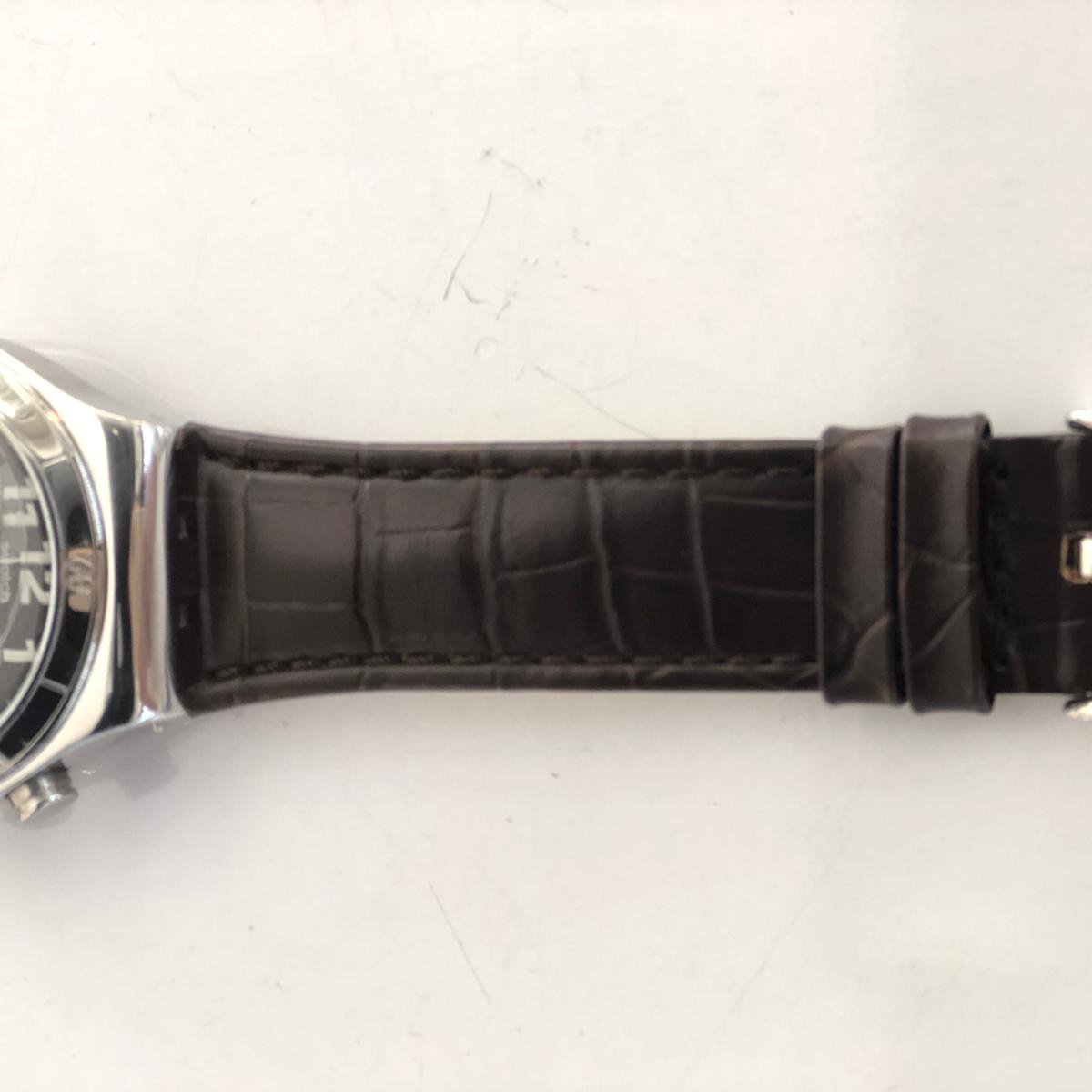 Swatch YVS400 Kahverengi Deri Erkek Kol Saati