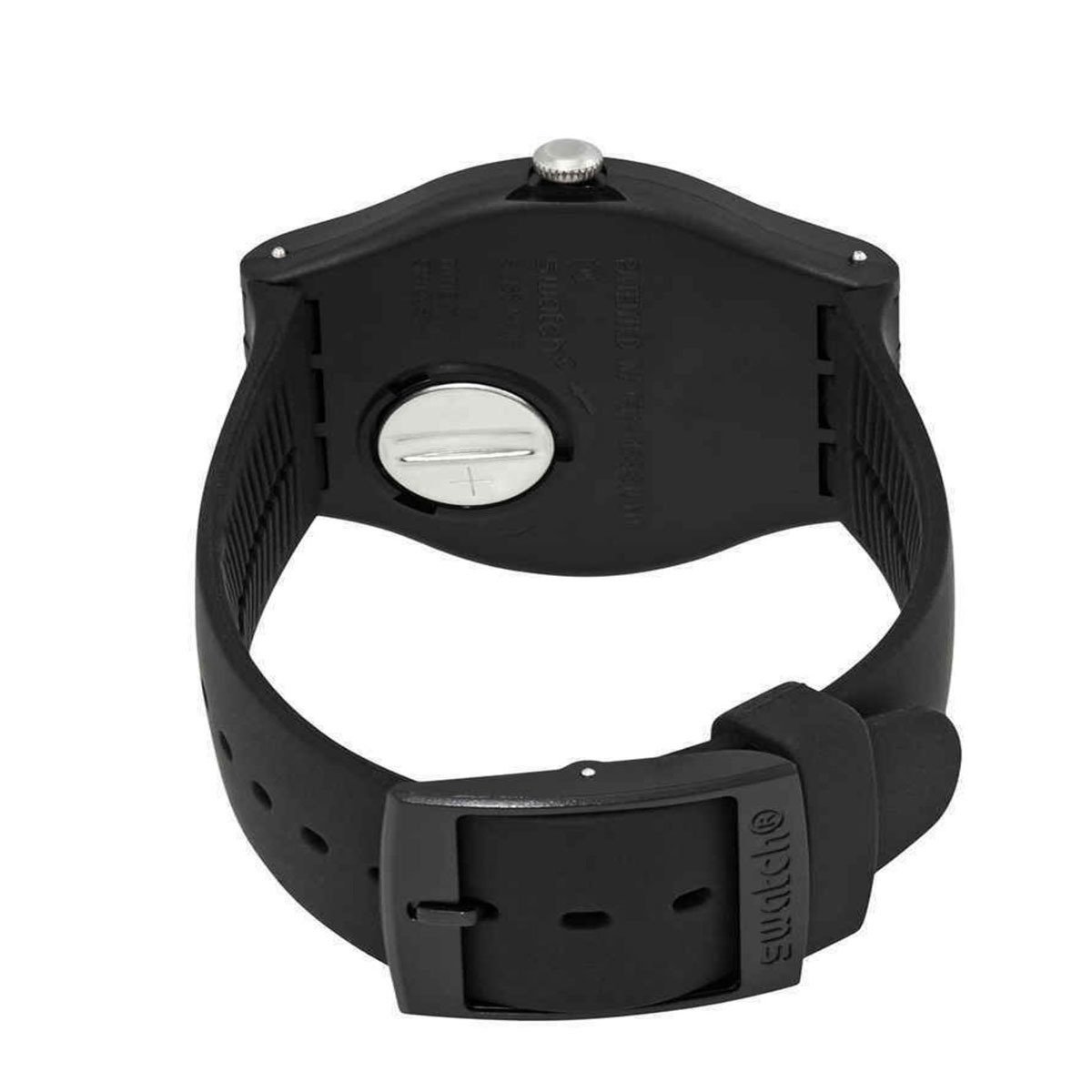 Swatch SUOB702 Siyah Plastik Silikon Kol Saati