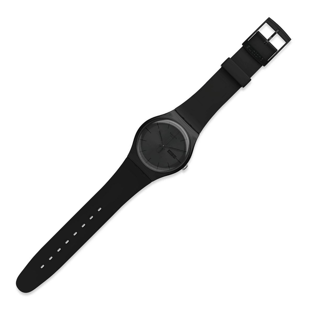 Swatch SUOB702 Siyah Plastik Silikon Kol Saati