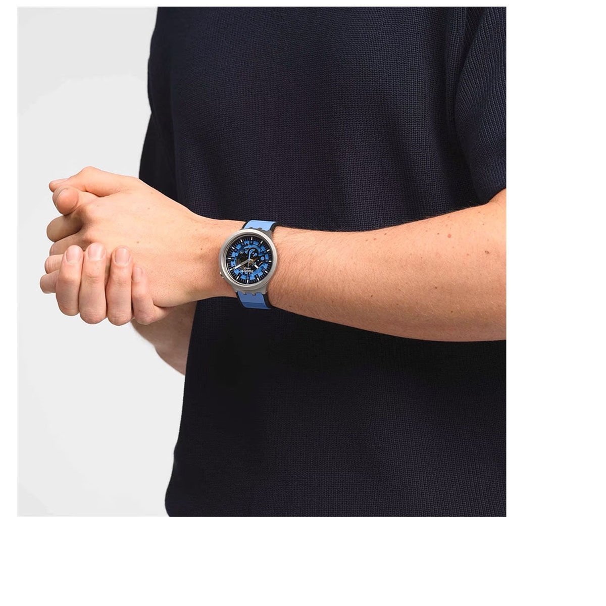 Swatch BIG BOLD IRONY Sb07s106 AZURE BLUE DAZE