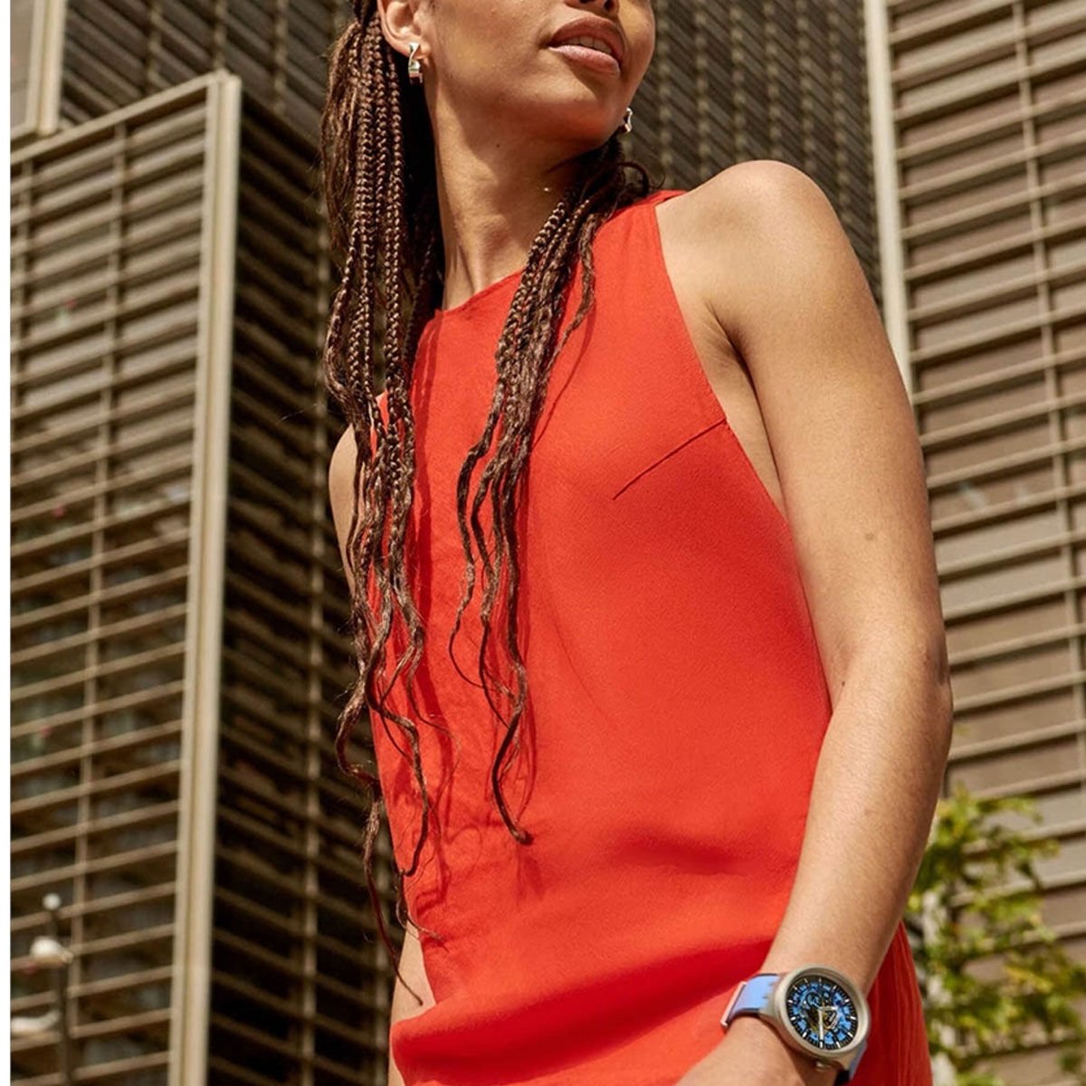 Swatch BIG BOLD IRONY Sb07s106 AZURE BLUE DAZE