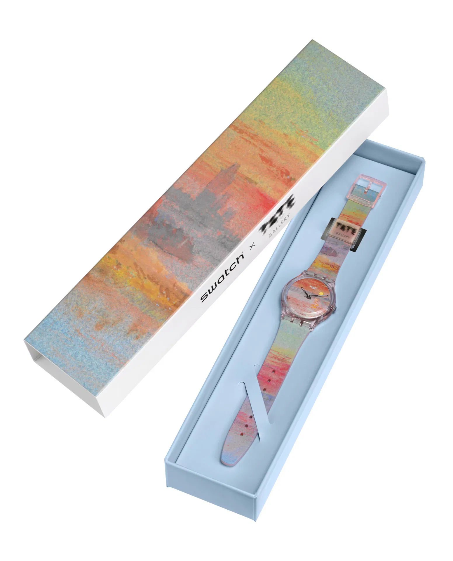 Swatch SO28Z700 TURNER'S SCARLET SUNSET Kol Saati