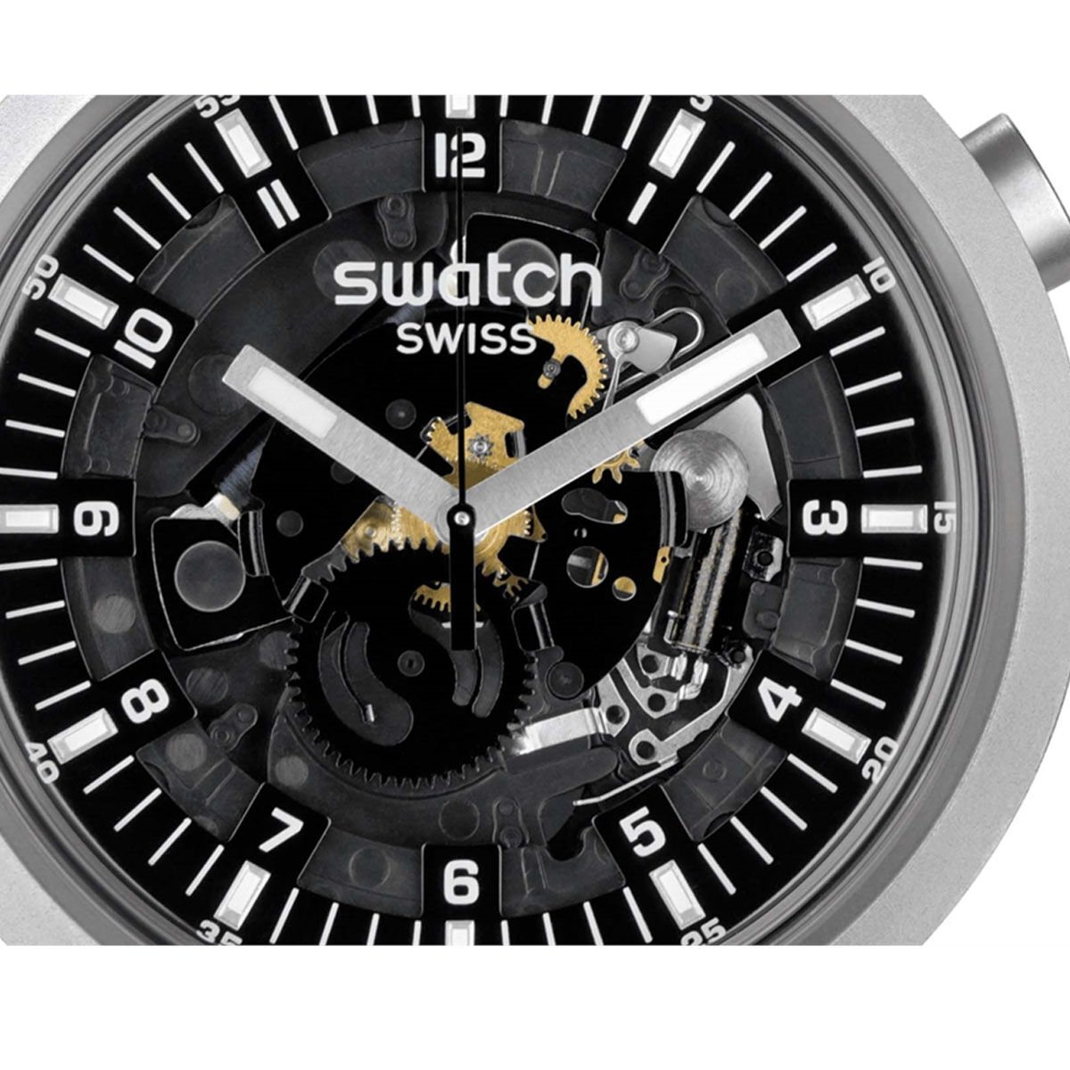 Swatch BIG BOLD IRONY Sb07s105 DARK IRONY Kol Saati