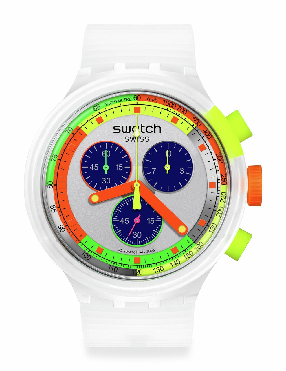 Swatch SB02K100 Neon Jelly Kol Saati