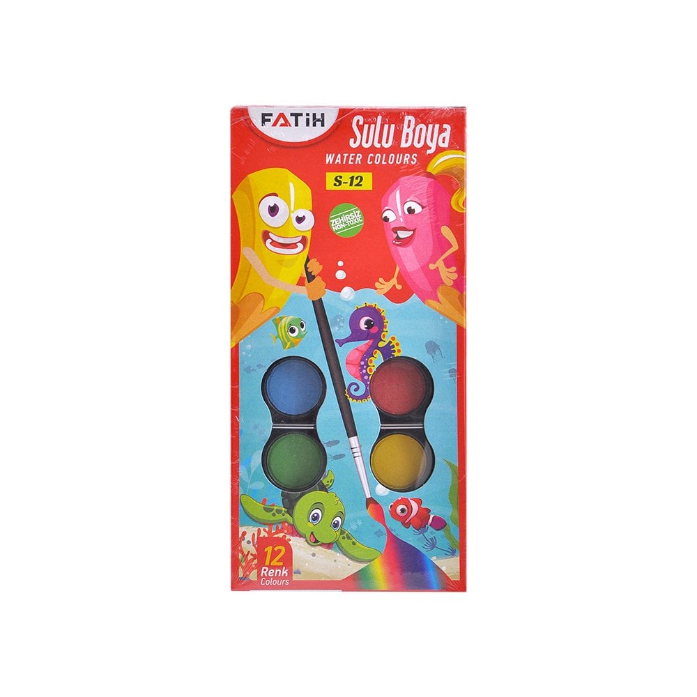 Sulu Boya Fatih 12'li - Tedi Online Alışveriş