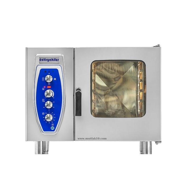 Öztiryakiler OKFG 601 Fırın, Konveksiyonlu, Gazlı, Kızaklı, 6 Adet GN 1 ...