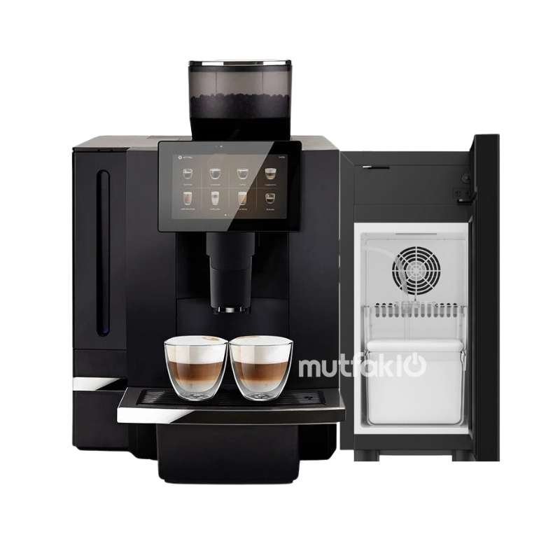 Kalerm K95L Süper Otomatik Espresso Kahve Makinesi, C4 Süt Soğutucu Seti
