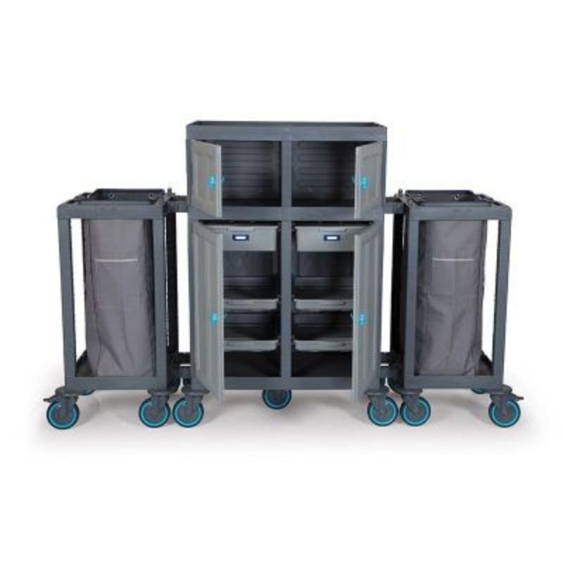 Fantom Procart 463SP Çekmeceli Kat Arabası, 2 Çöp Bölmeli