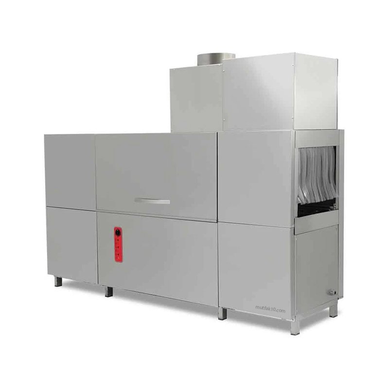 Empero Konveyörlü Bulaşık Makinesi Ön Yıkamalı Kurutma Tünelli Sağdan ...