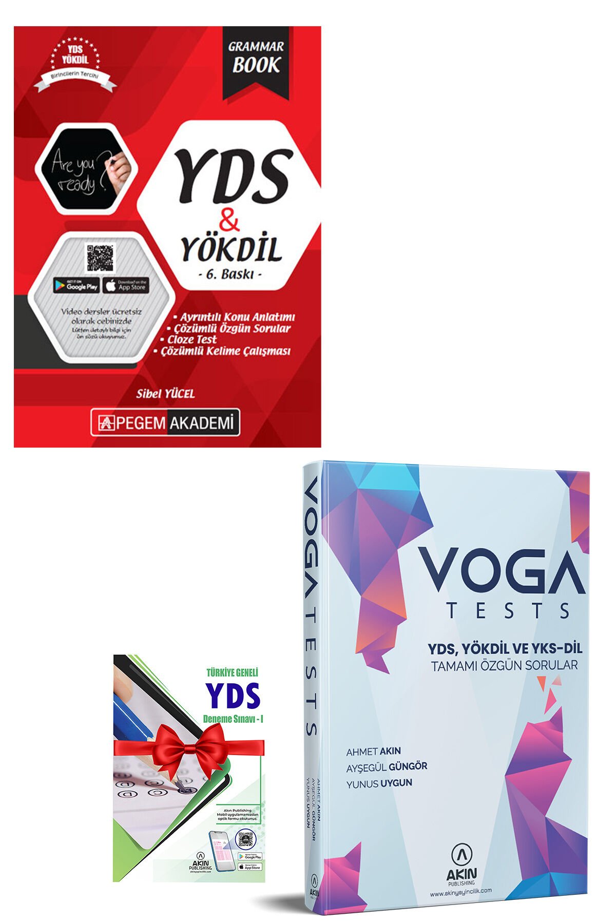 Pegem YDS Grammar Book + Akın Dil Voga Tests Pegem YDS Grammar Book + Akın Dil Voga Tests