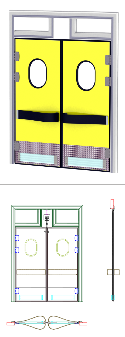 FLIP-FLAP DOOR 200x180