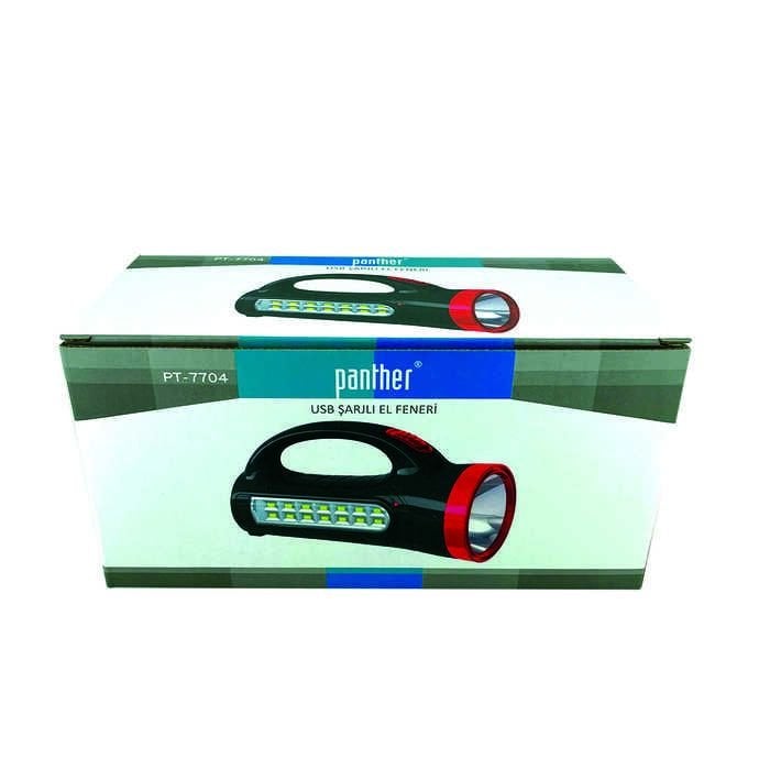 PANTHER PT-7704 ŞARJLI EL FENERİ En İyilerin Tercihi Al Nalburiye'de