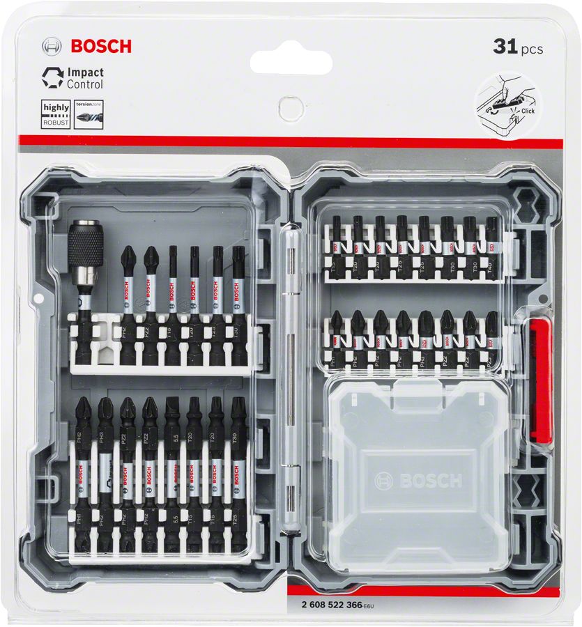 Bosch Vidalama Ucu Impact Control Set (35 Parça) | Al Nalburiye