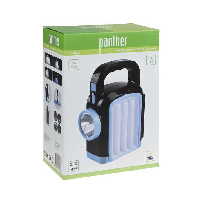 PANTHER PT-8302 ŞARJLI SOLAR EL FENERİ Kampanyalı En Uygun Fiyatlar PANTHER PT-8302 ŞARJLI SOLAR ...