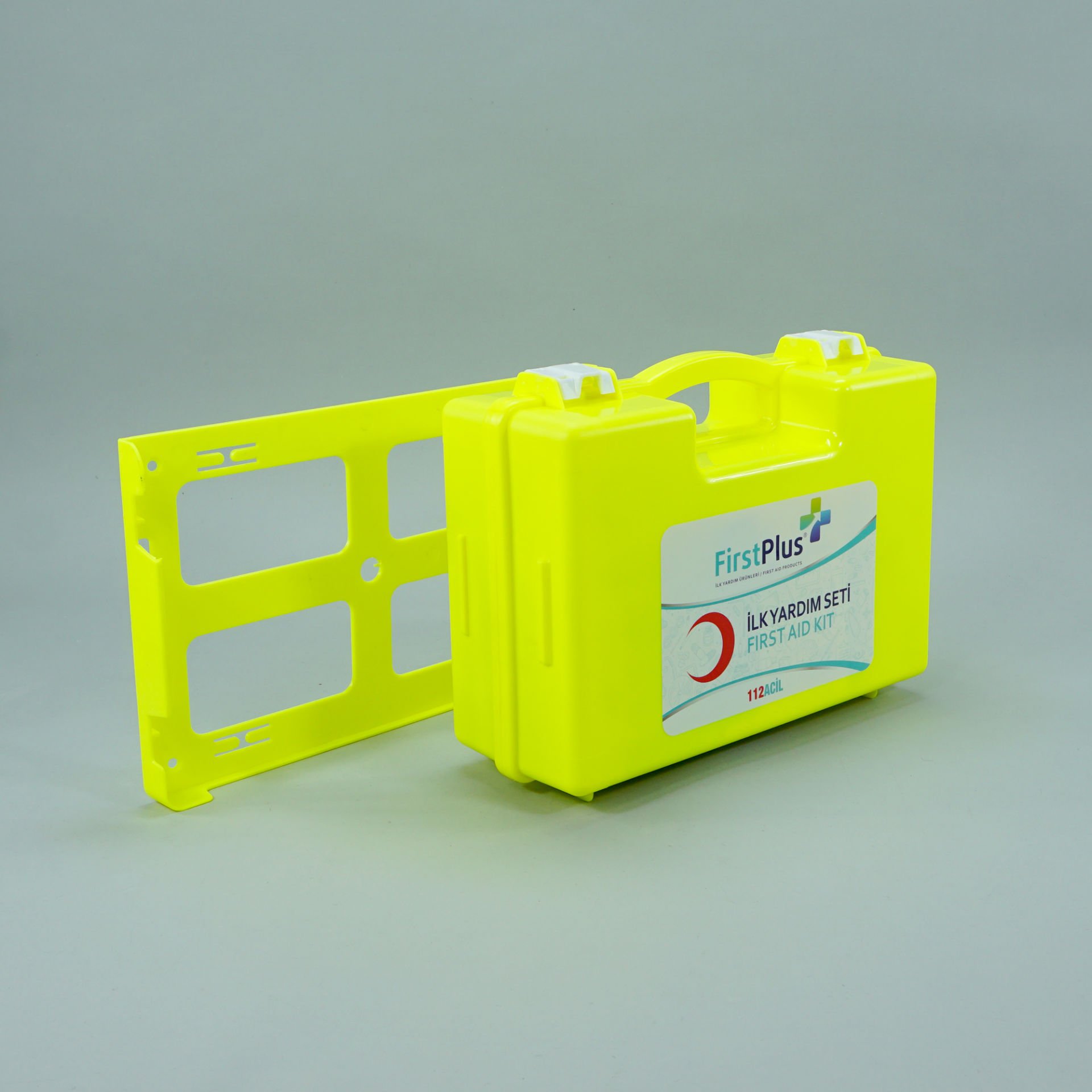 FirstPlus Firstplus İlk Yardım Seti İş Yeri Sarı Çantalı Ve Duvar Monte ...