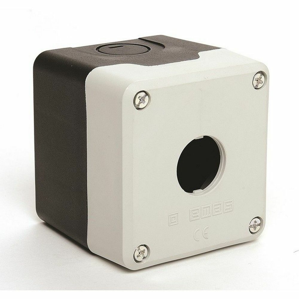 EMAS PY1BOS YÜKSEK SİYAH-GRİ PL.KUTU TEKLİ BOŞ - Çağrı Elektrik