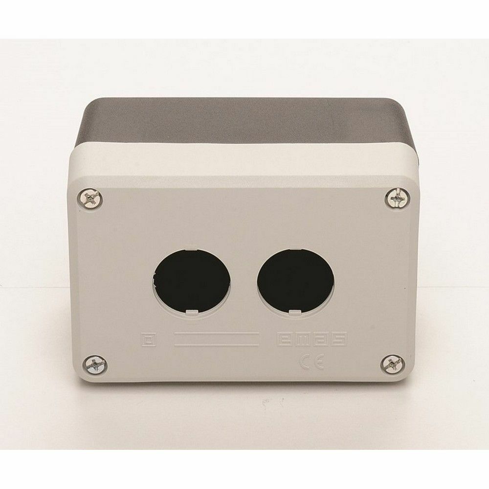 EMAS PY2BOS YÜKSEK SİYAH-GRİ PL.KUTU İKİLİ BOŞ - Çağrı Elektrik