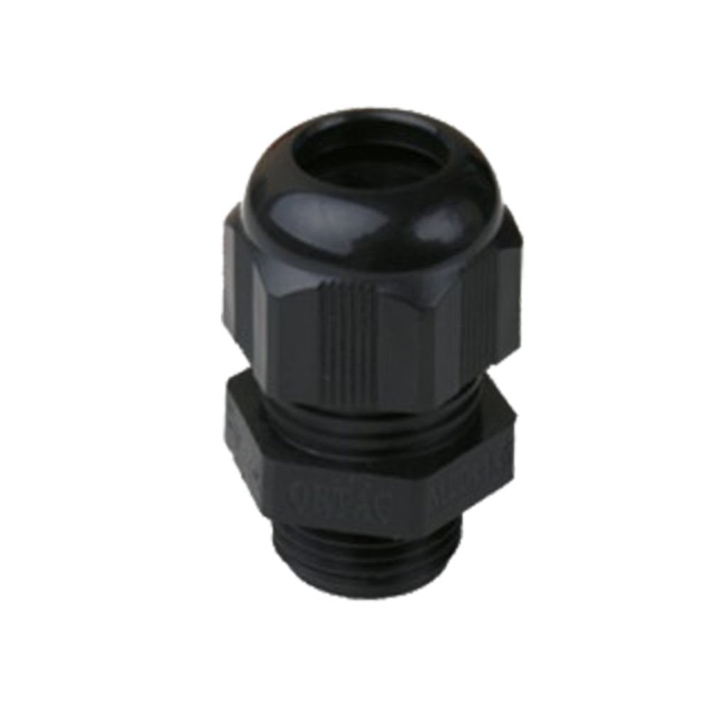 ORTAÇ PG9 ETANJ TİP KABLO RAKORU (SOMUNLU,SİYAH) OR0551 - Çağrı Elektrik