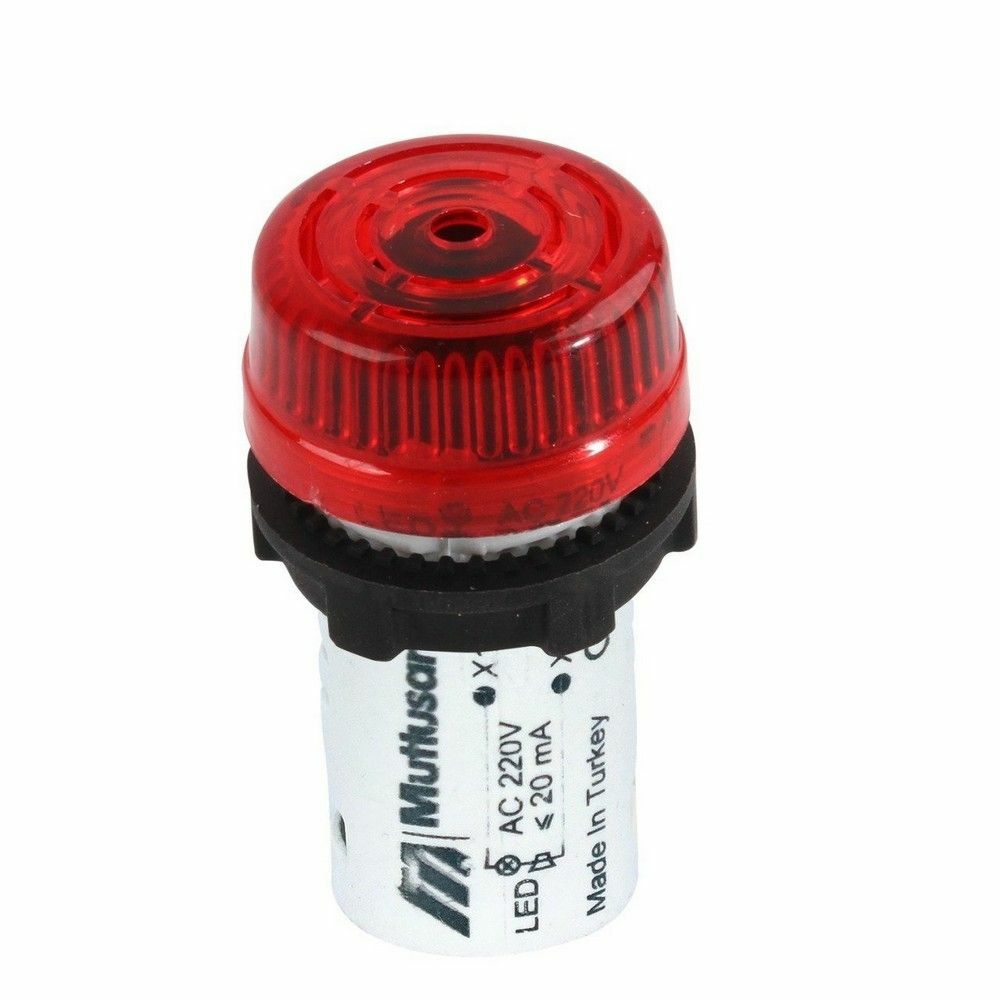 MUTLUSAN BUZZER 220 VOLT LEDLİ (24 ADET) - Çağrı Elektrik