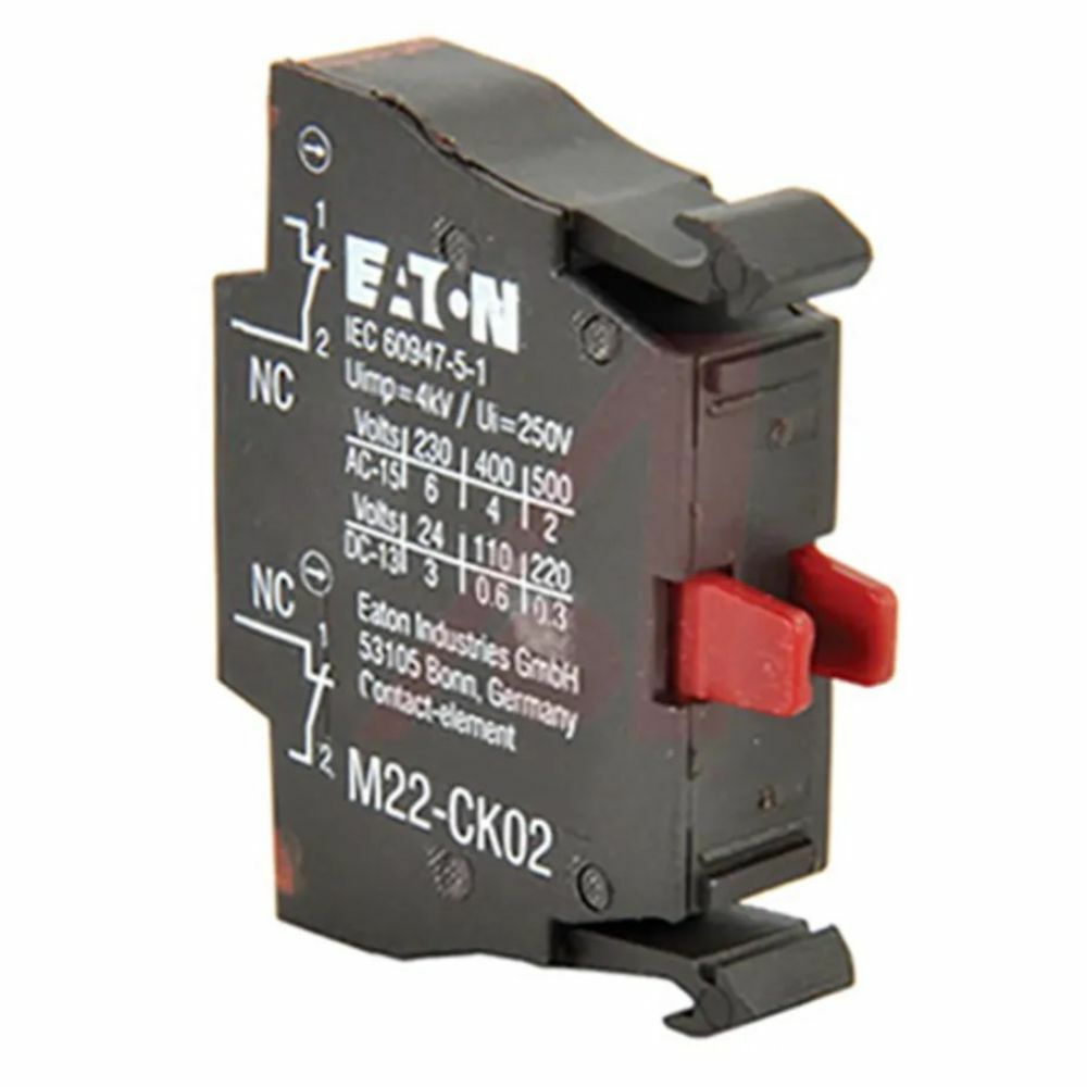 EATON M22-CK02 BUTON AKSESUARI: YARDIMCI KONTAK 2NK - Çağrı Elektrik