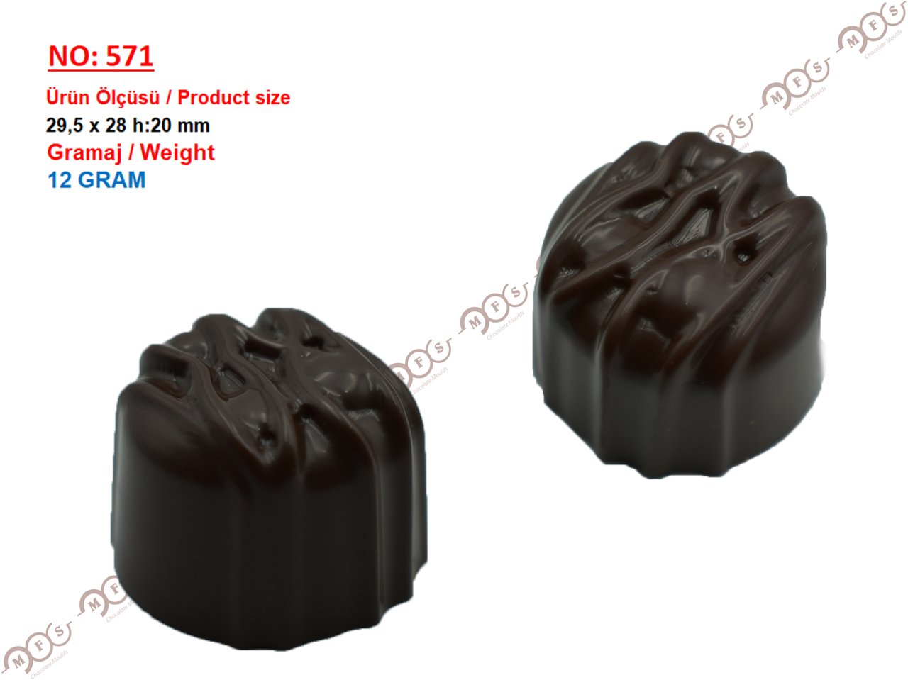 Round praline chocolate bar injection polycarbonate moulds