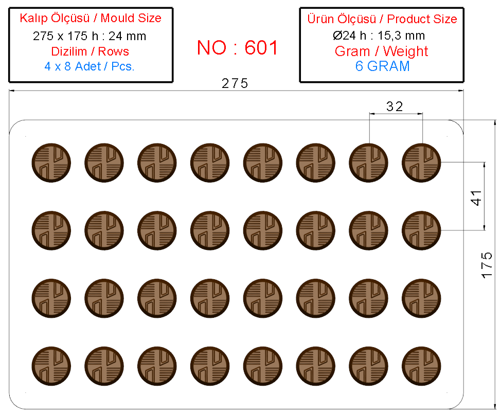 Special round praline chocolate bar injection polycarbonate moulds