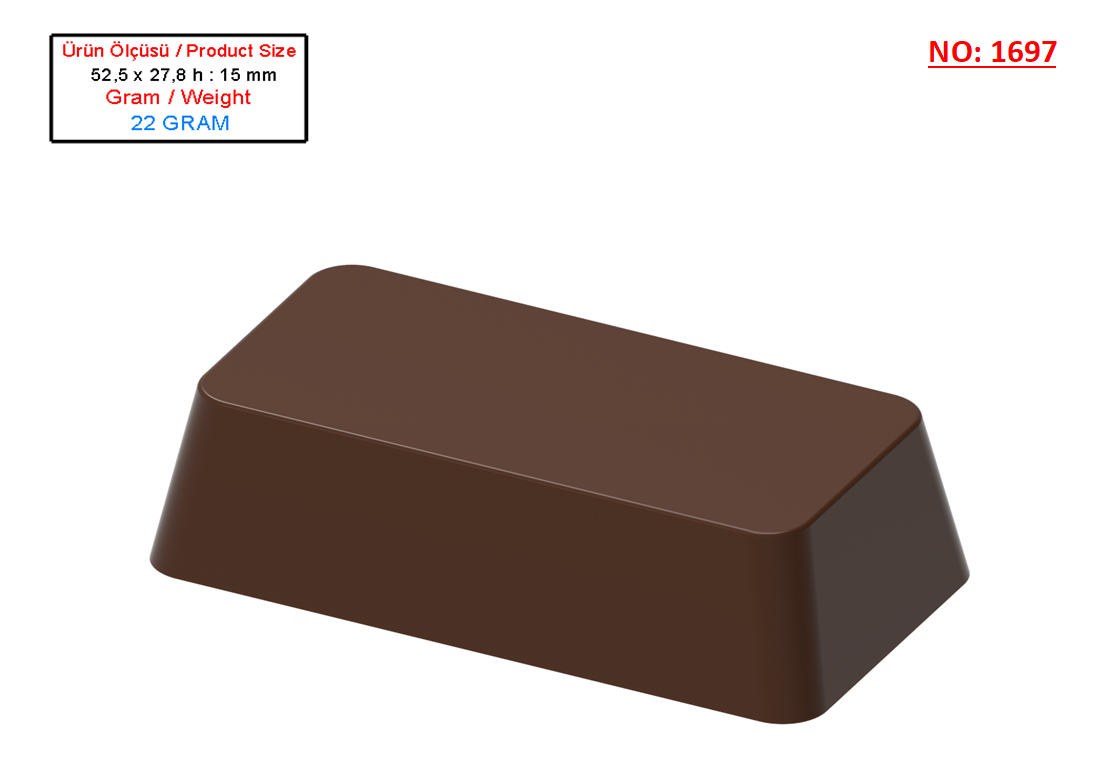 Wrapping Rectangular Chocolate Molds