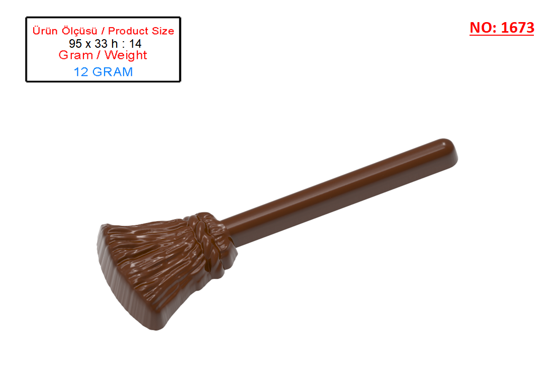 1673 - Cadılar bayramı çikolata kalıbı