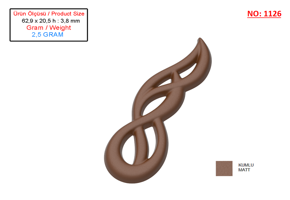 Decorative Leaf Chocolate Mold