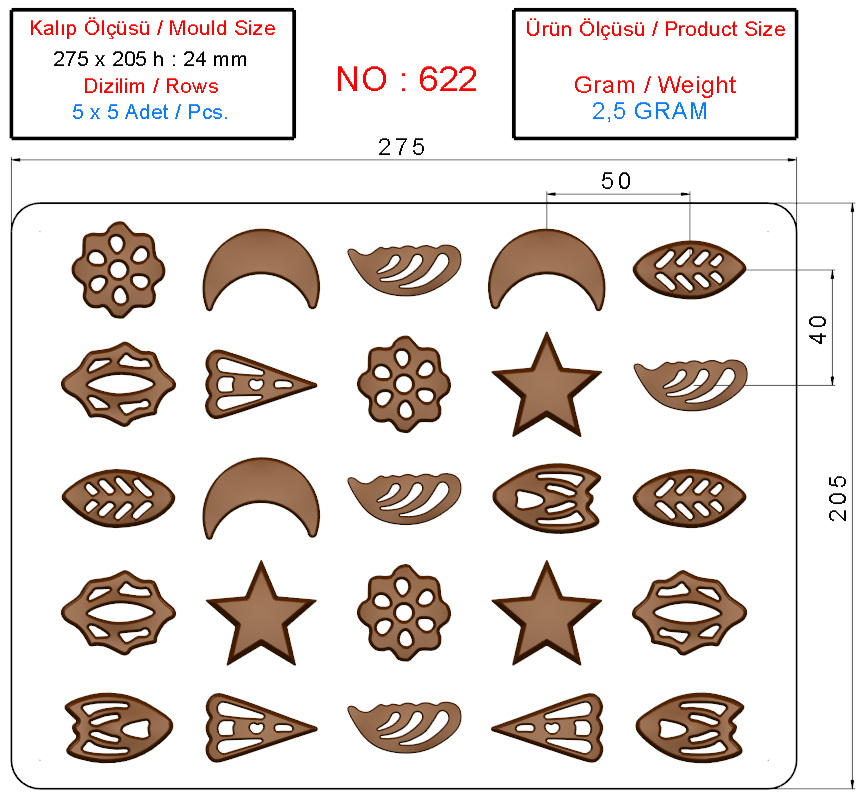 polycarbonate chocolate mold