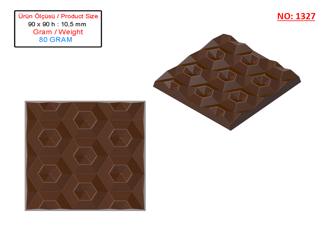 Polikarbonat çikolata kalıbı