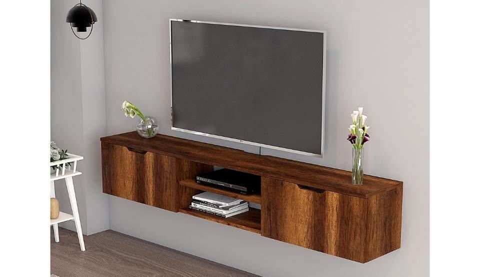 Denoya 2 Kapaklı Duvara Askı Barok Televizyon Ünitesi | Pratik Ürünler ...