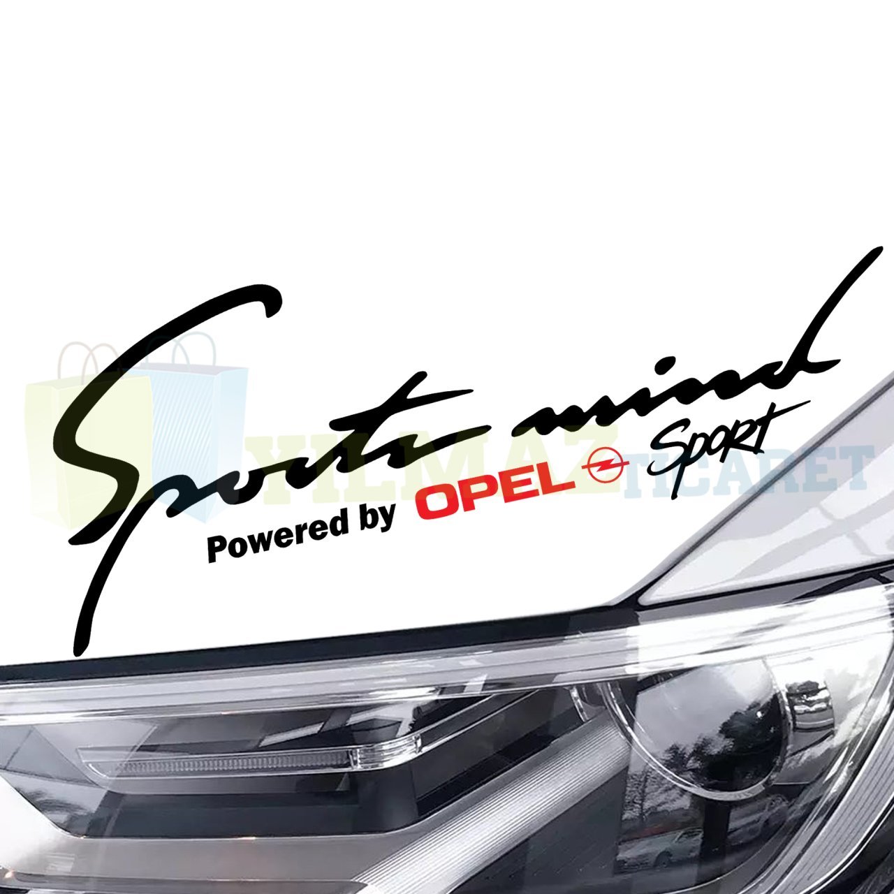 Opel Logo Sport Mind Oto Sticker Kaput Tampon Yapıştırma