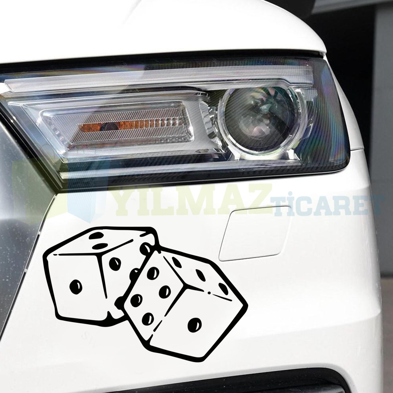 Zar Araba Oto Sticker Bagaj Tampon Araç Etiket Yapıştırma Çıkartma