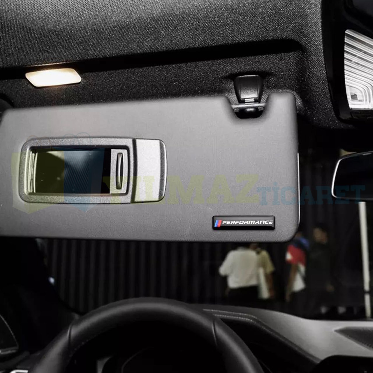 Bmw M Performance Torpido Konsol Ayna Çamurluk Damla Sticker 4 Adet