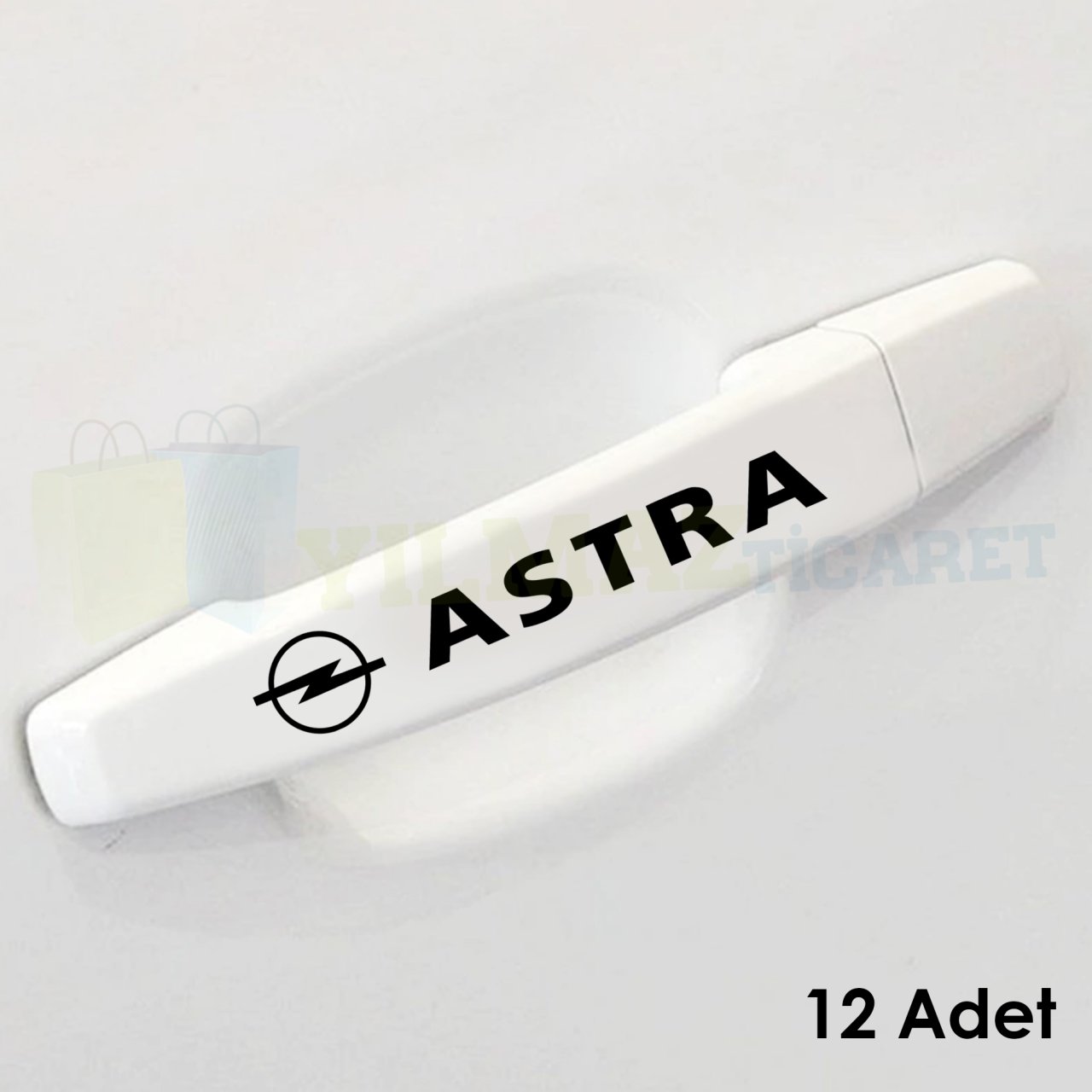 Opel Astra Logo Silecek Jant Ayna Kapı Kolu Oto Sticker Araba ...
