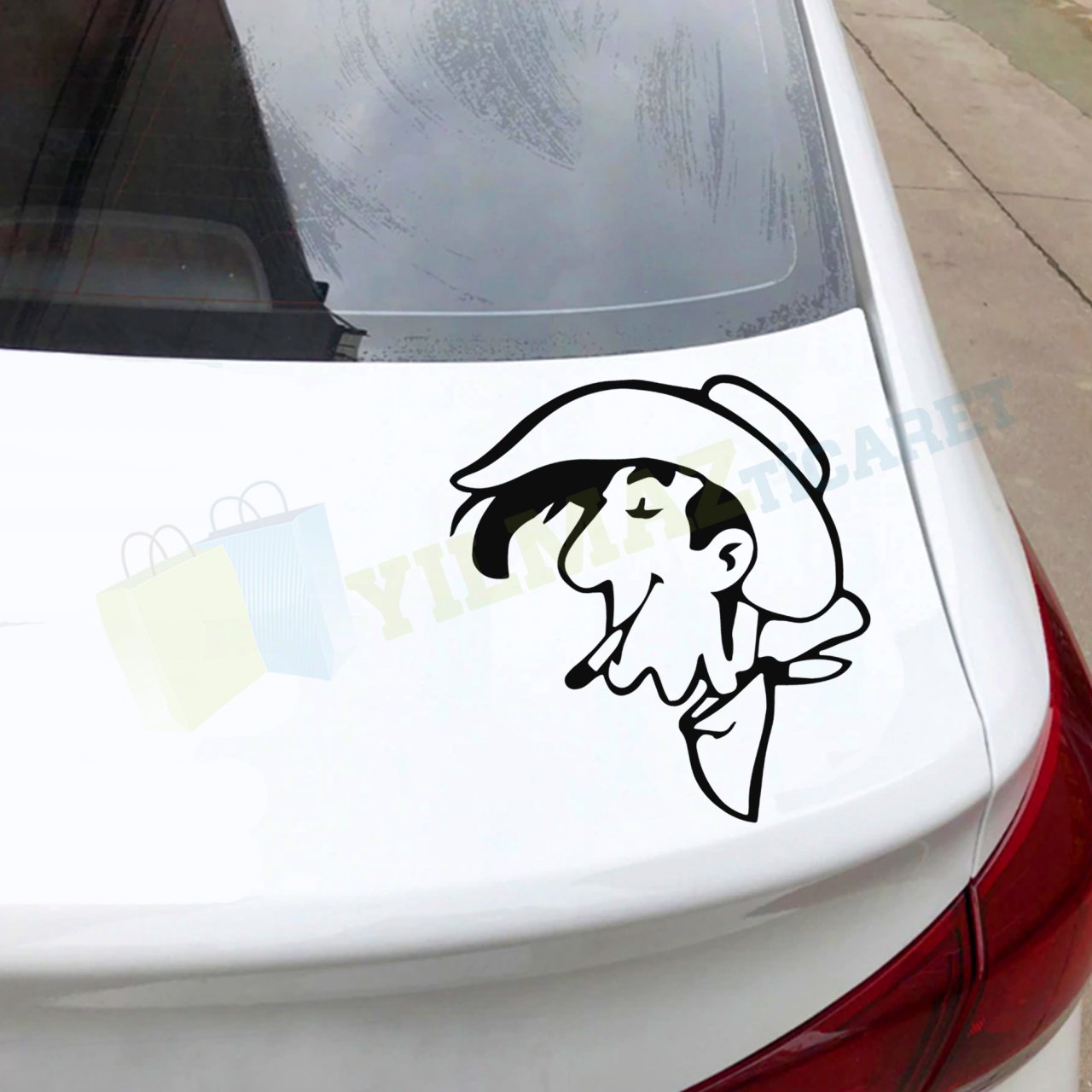 Redkit Oto Sticker Araba Etiket Yapıştırma Kaliteli Folyo Süper