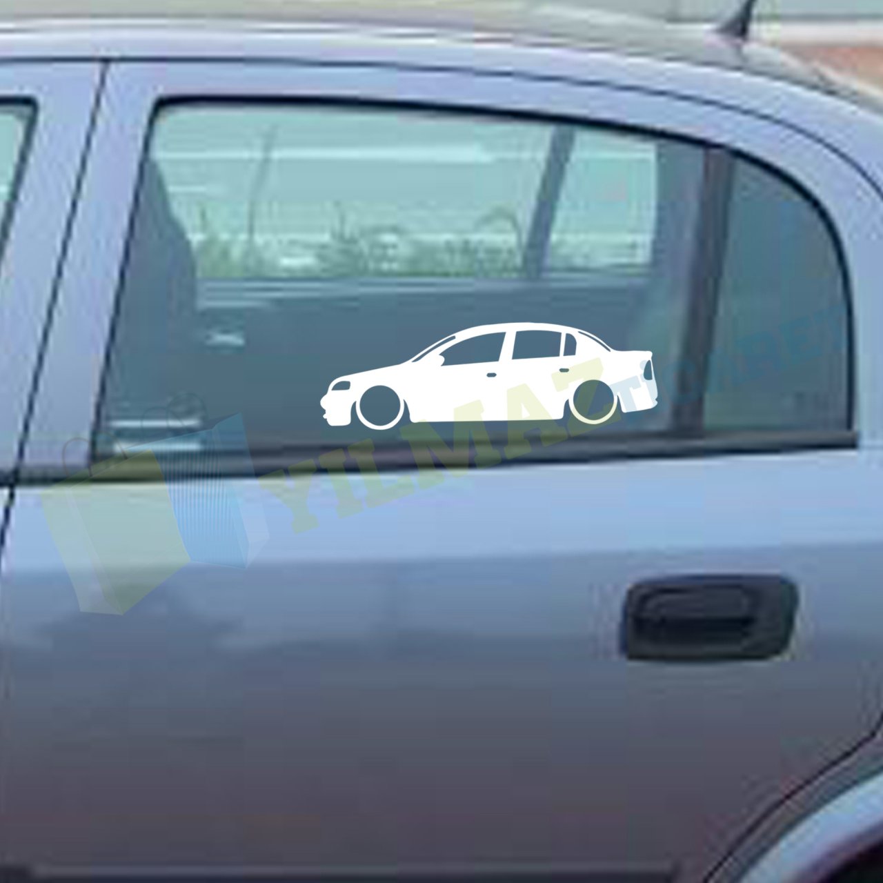Opel Astra G Basık Araç Sticker Yapıştırma Etiket 1 Çift Kaliteli