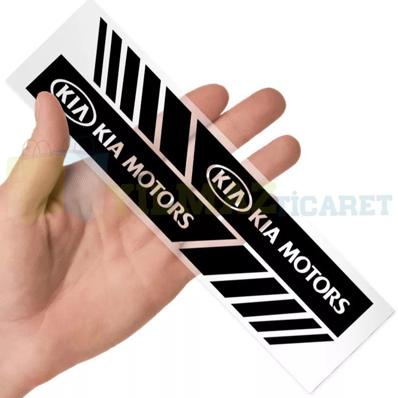 Kia Motors Logo Yan Dikiz Ayna Kapağı Şerit Oto Sticker Etiket ...