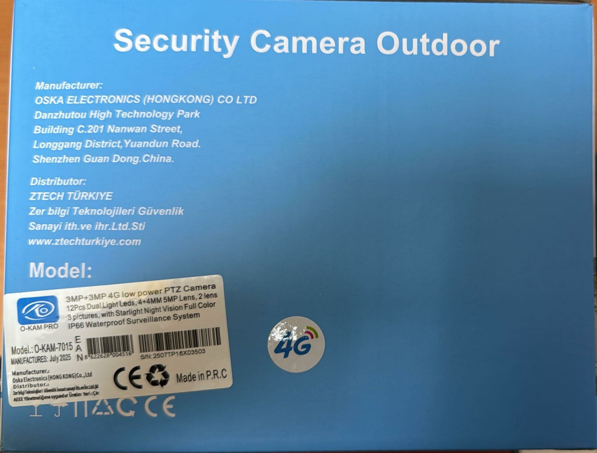 O-KAM-7015 4G SİM KARTLI Solar 6MP PTZ 2 LENS 3 GÖRÜNTÜ - ORTA 2 LENS ...